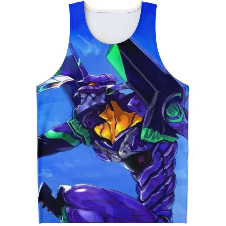 Evangelion Unit-01 Blue Sky Tanktop EVA Merch | Evangelion Merch