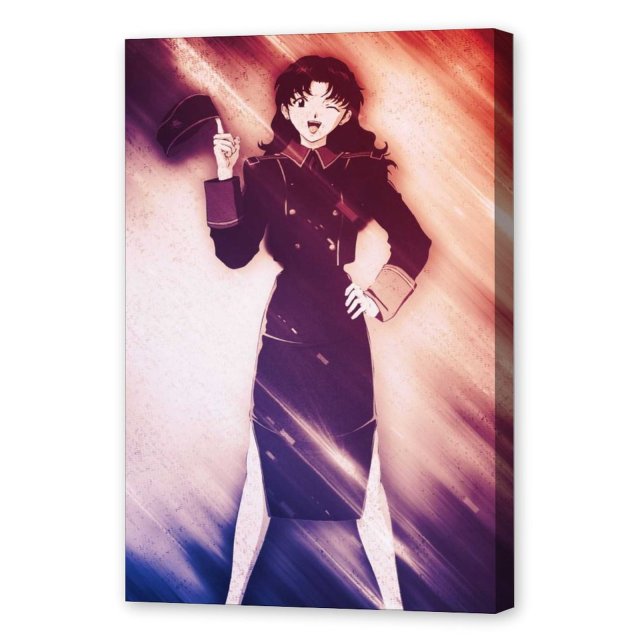 Evangelion Poster Merch: Misato Katsuragi Uniform Wall Art | Evangelion ...